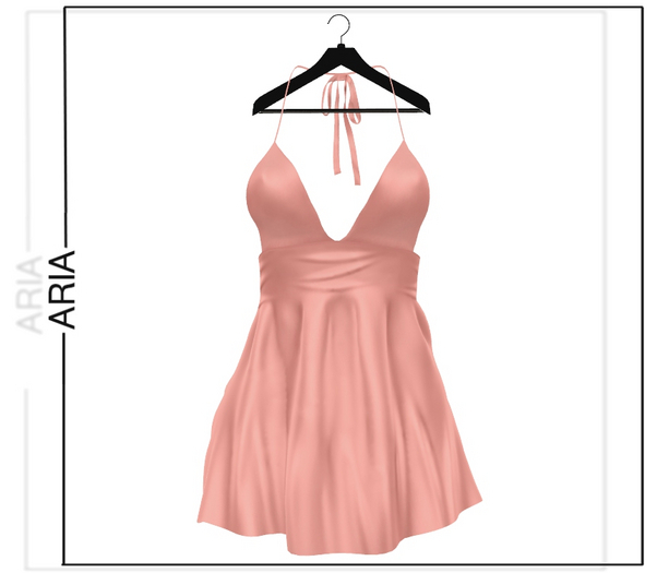 Second Life Marketplace Peach Dress Reborn
